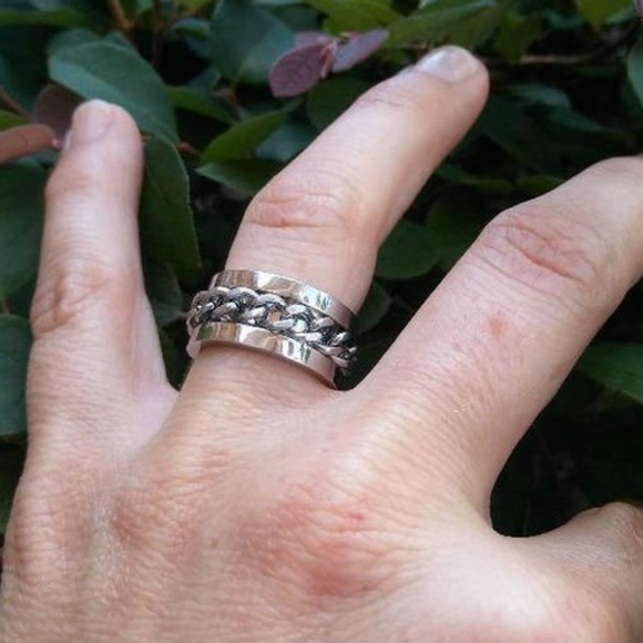 Jewelry | 525 Biker Chain Stainless Steel Rotating Band 54 | Poshmark